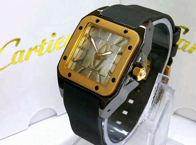 JAM TANGAN CARTIER CERAMIC BOX