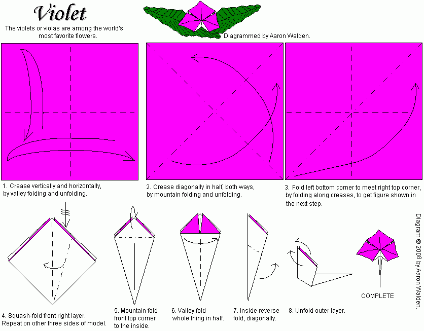 A Missive from Coriander Bats: Spring Flowers with Origami