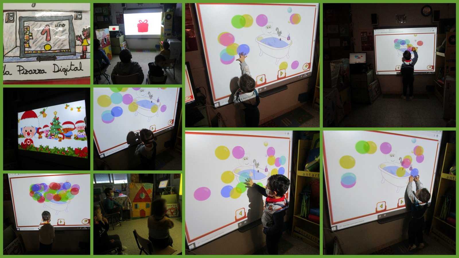 Una clase muy especial: Plin Plan con los besos y abrazos...suenan ...