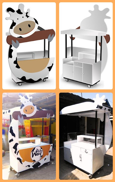Milk Drink Carts-Food carts design idea