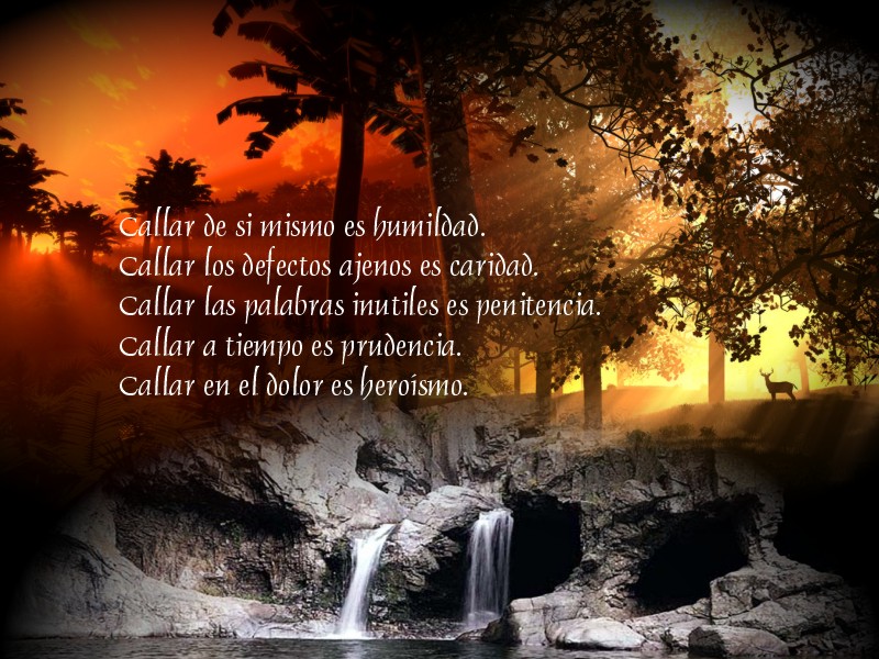 Asi Habla Mi Corazon: HABLAR Y CALLAR....EL ARTE DE CALLAR