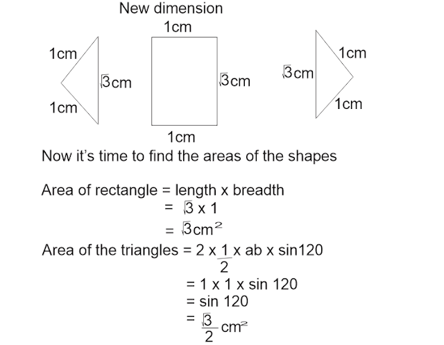 How to calculate the volume of a regular hexagonal nut