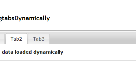 Web Development: Load content in the jquery tab
