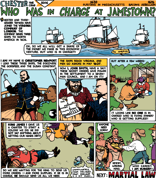 Ms Naz's Class: 13 colonies comics