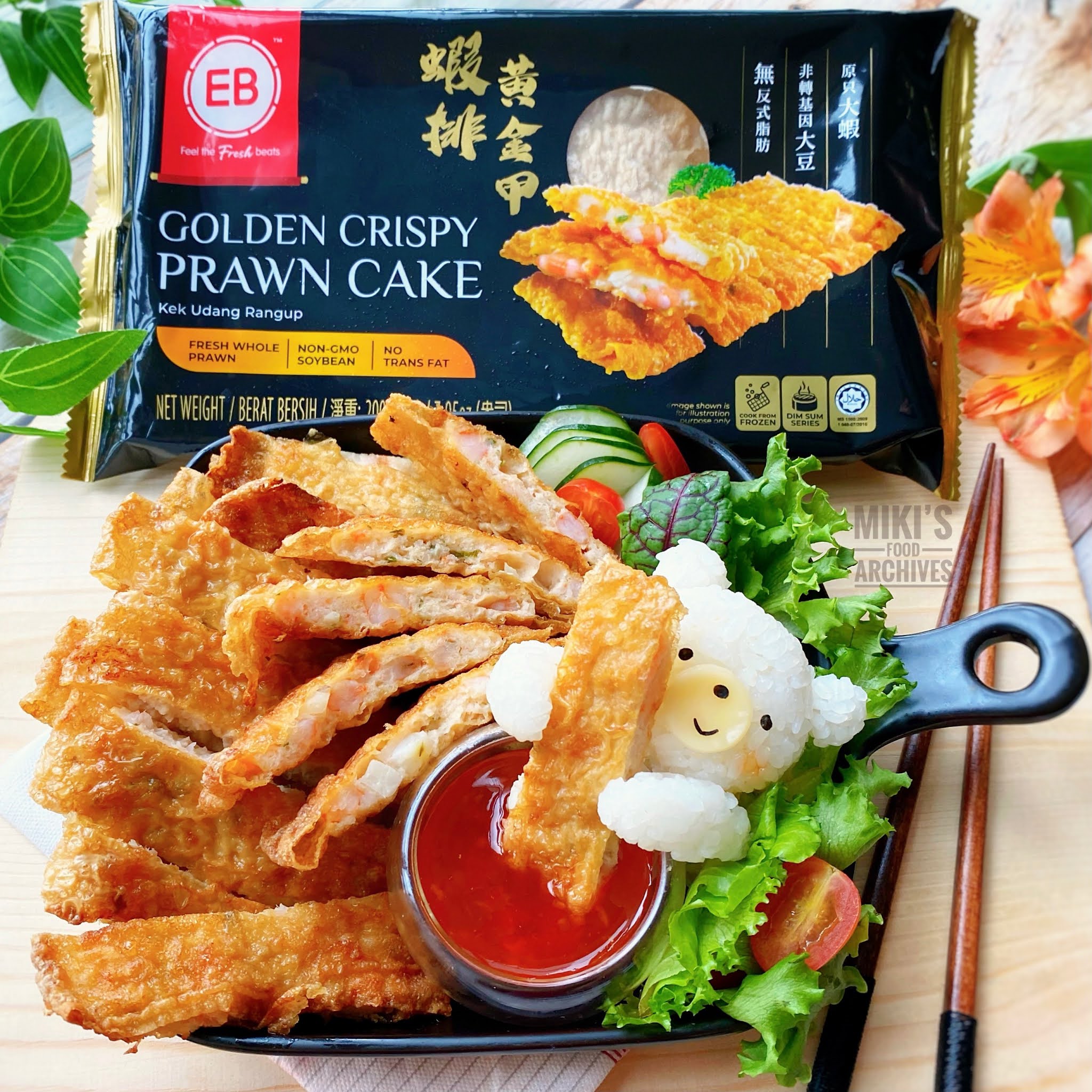 Miki's Food Archives : EB Golden Crispy Prawn Cake With Sweet & Sour ...