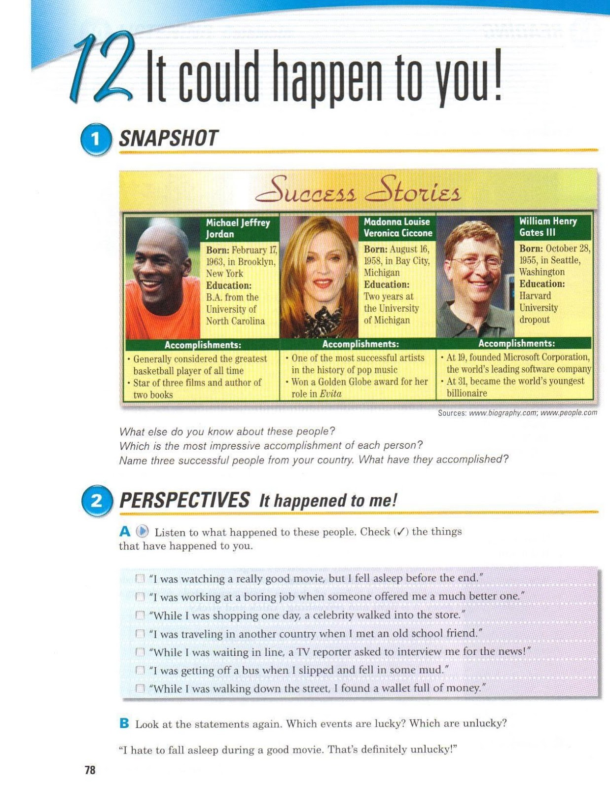 ONLY ENGLISH: UNIT 4