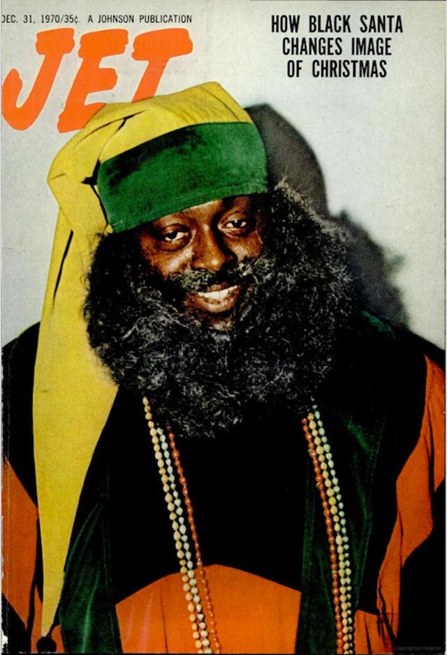 A Merry Jet Christmas! 17 Vintage Covers That Feature Black Santas on ...
