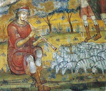 Pauca Verba: The Shepherd Flute-Player in the Nativity Icon