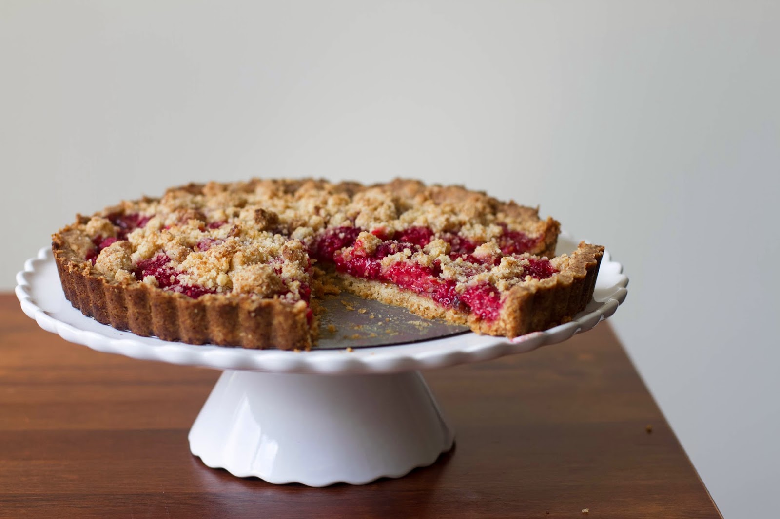 Buttered Up: Raspberry Crumble Tart with Speculoos