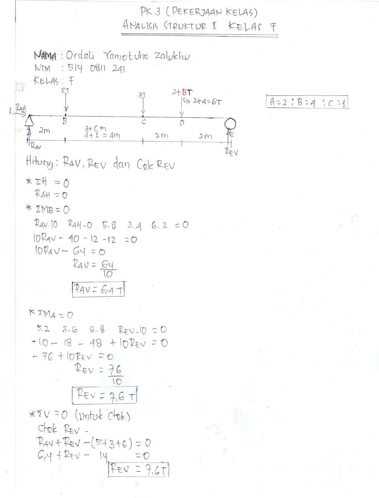 Analisis Strukur 1: Cara Menghitung RAV, RBV dan Cek REV/RDV Untuk ...