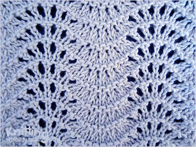 Old Shale 1 🔅 Knitting Stitch Patterns