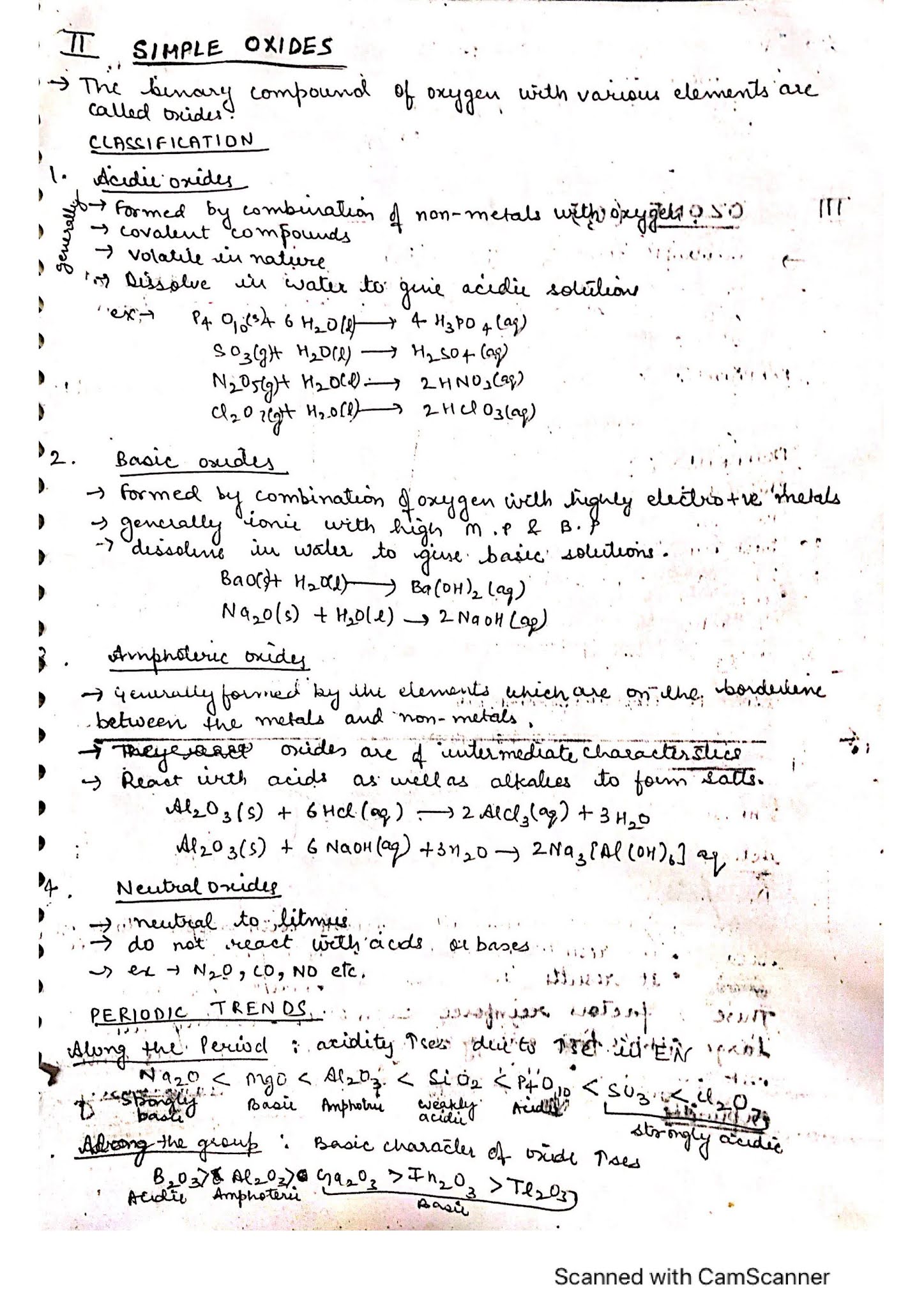 Chemistry Chapter 7- The P-Block Elements Part-2 Class 12 Handwritten ...