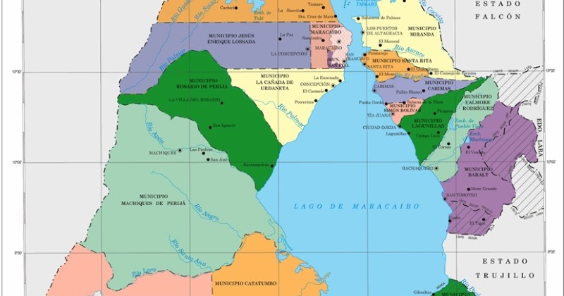 Estado Zulia: Límites