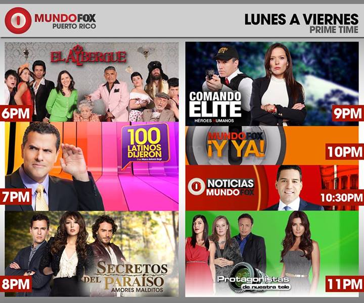La mejor programación en MundoFOX Puerto Rico