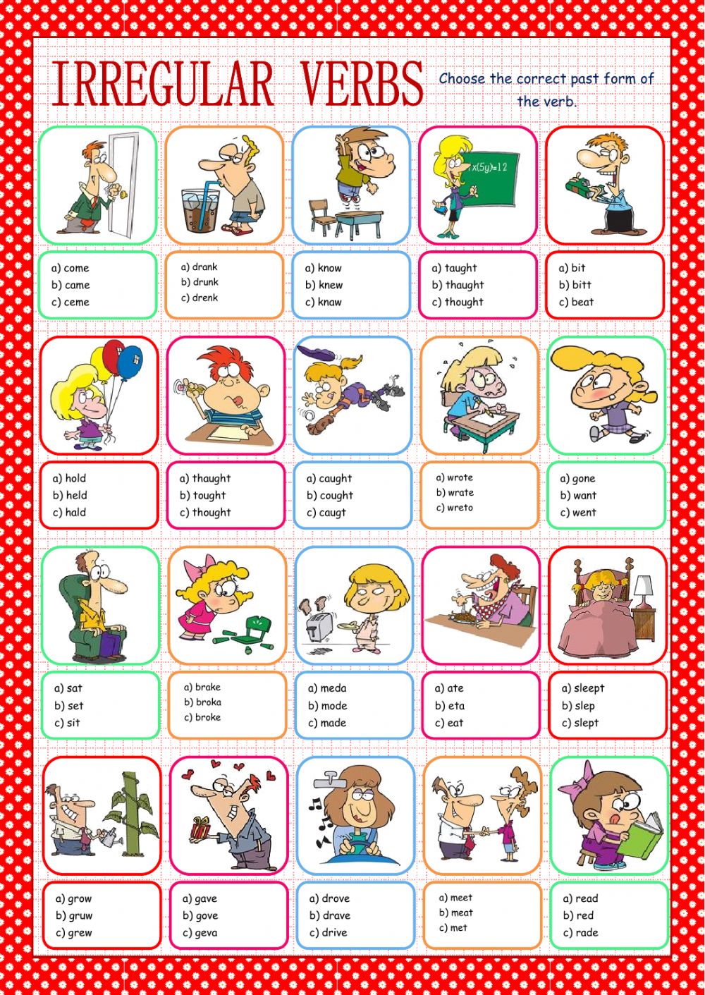 IRREGULAR verbs