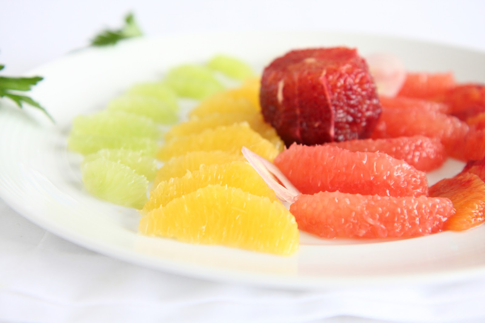 Vaikai ir Vanilė: Citrusinių vaisių salotos