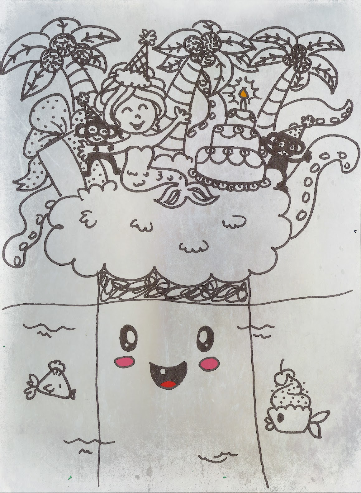 Chocolitier!: Day 106: Drawing my Dream Place with Sarah McIntyre