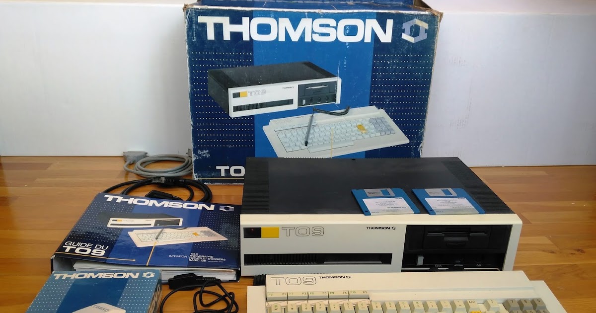 Retro Ordenadores Orty: Ordenador Thomson TO9 (1985)
