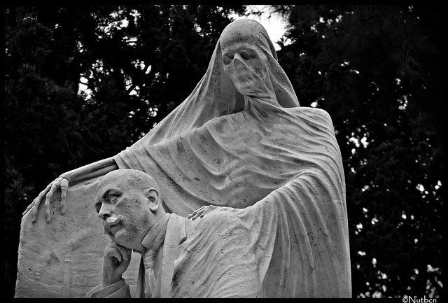 Creepy Cemetery Statues