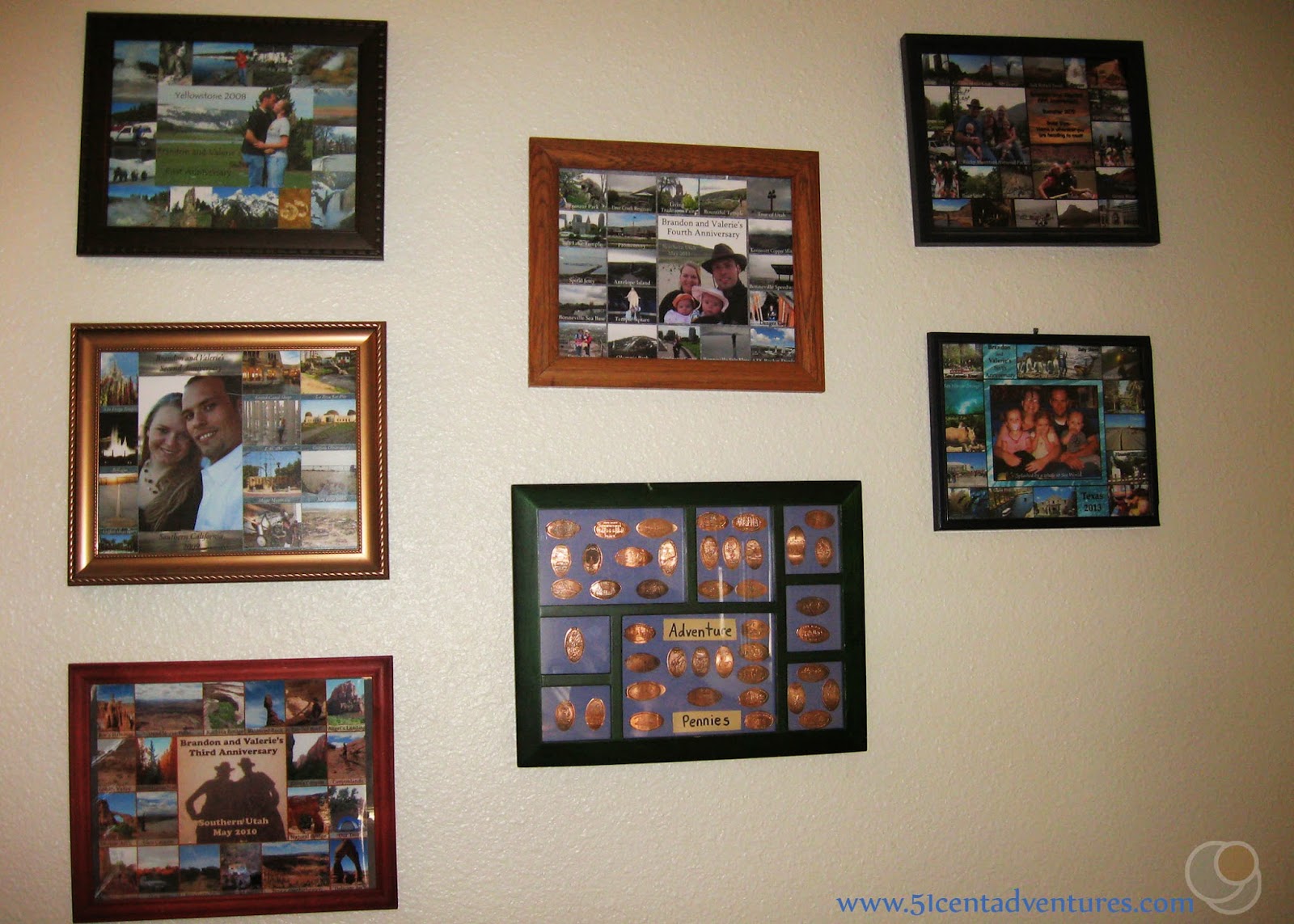 51 Cent Adventures: How to Make a Pressed Penny Display