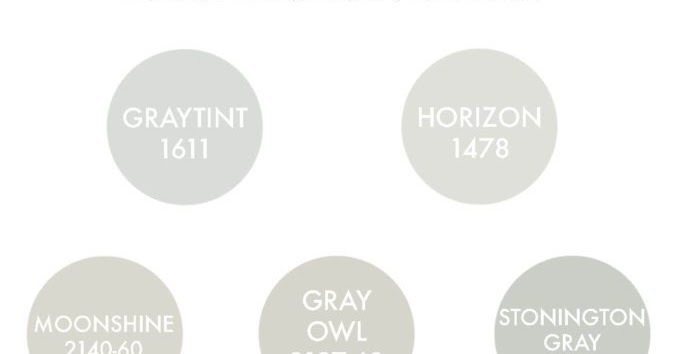 10 Most Popular Light Grays From Benjamin Moore - Decoration and ...