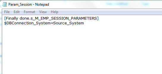 Basic Informatica Tutorial: Session parameters & Session variables