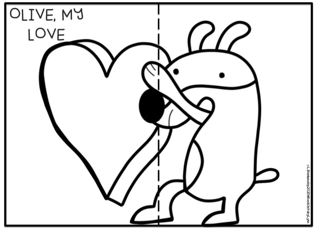 OLIVE, MY LOVE BOOK CRAFT ~ Book Units by Lynn