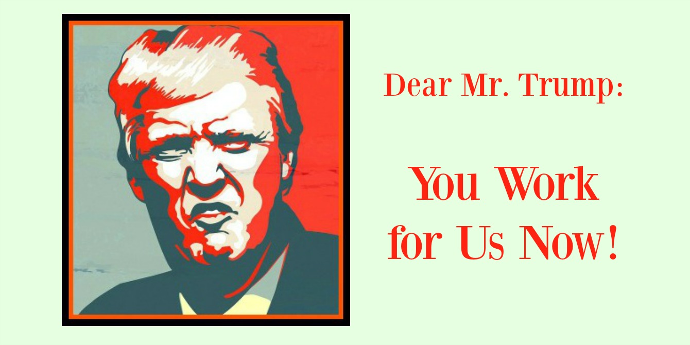 Bill Maher Rules (for real): Dear Mr. Trump: You Work for Us Now!