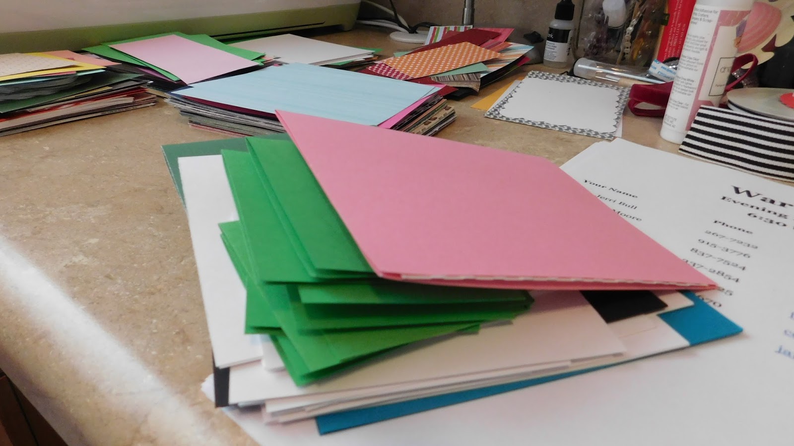 She's a Sassy Lady: Stop And Organize Your Scrap Paper Now
