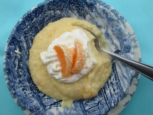 Canela kitchen (gloria): Orange polentina dessert