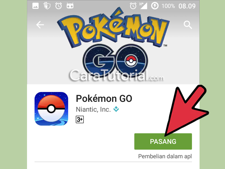 Cara Download Pokemon Go | Resmi Indonesia - caratutorial.com