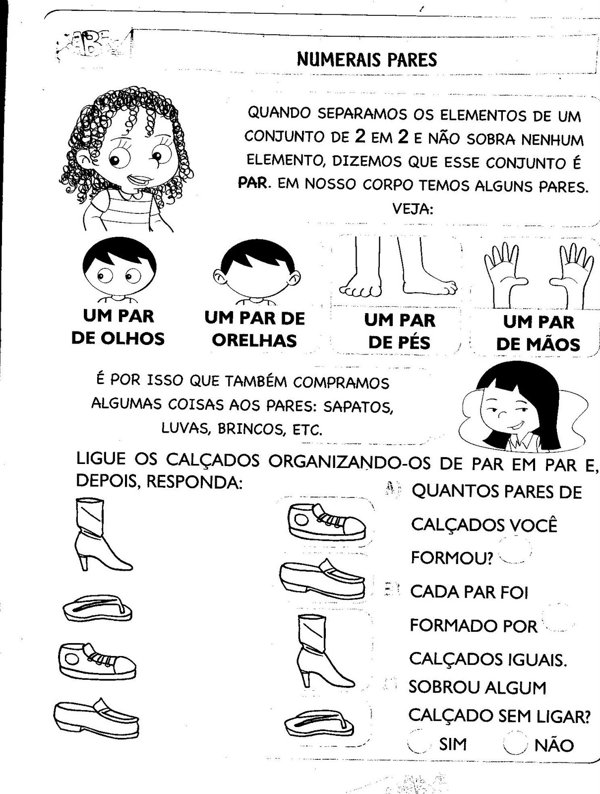 Atividades Sobre Números Pares E ímpares - RETOEDU