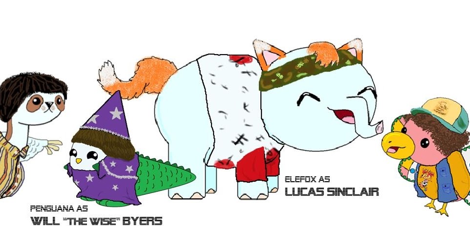 Zoo'd Animal Friends: Zoo'd Characters as Stranger Things Characters