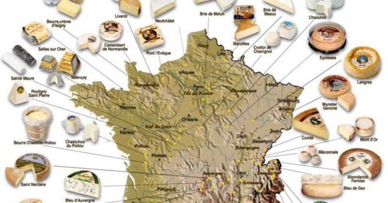 El blog de aprender francés: La France des fromages