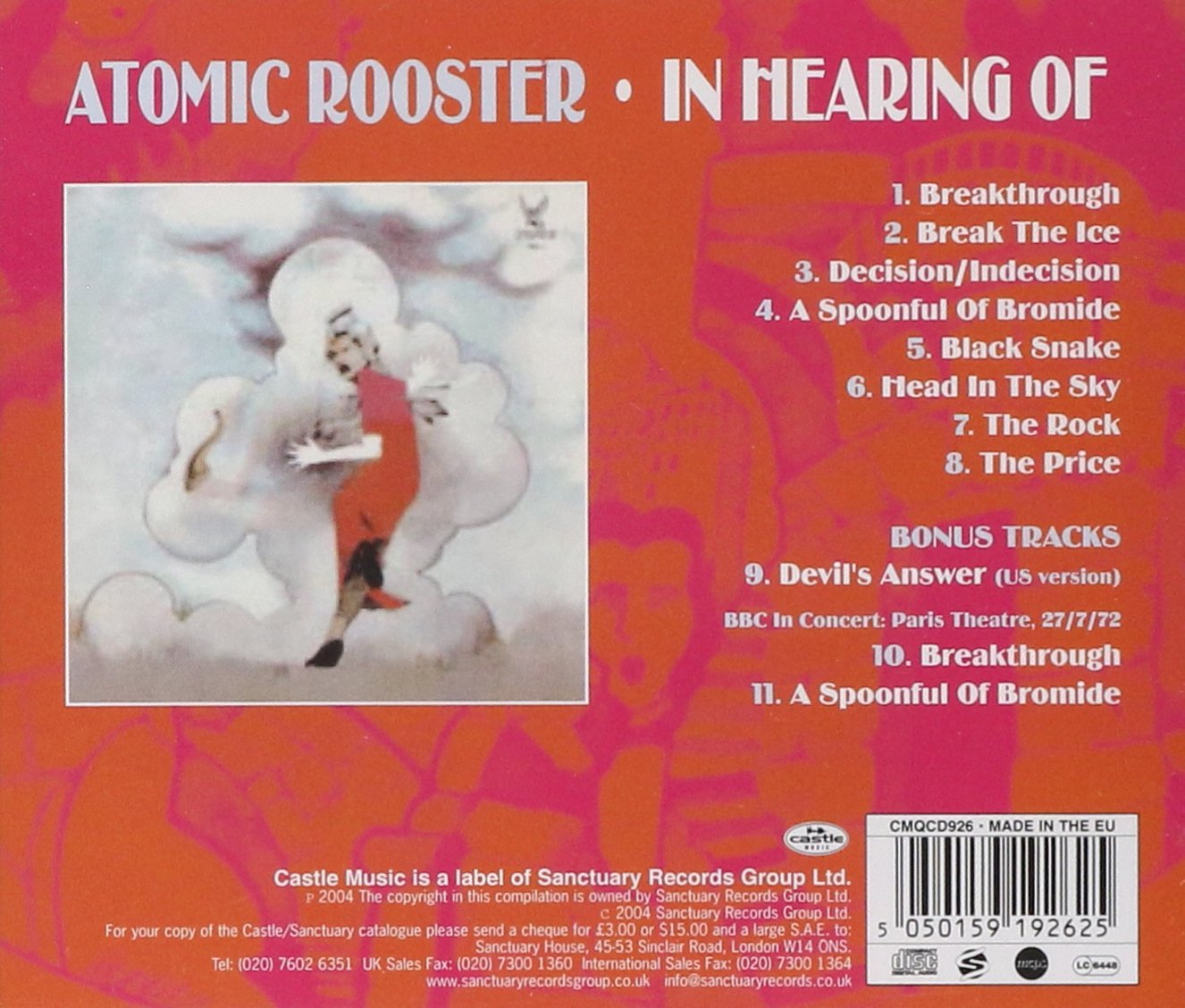 Classic Rock Covers Database: Atomic Rooster