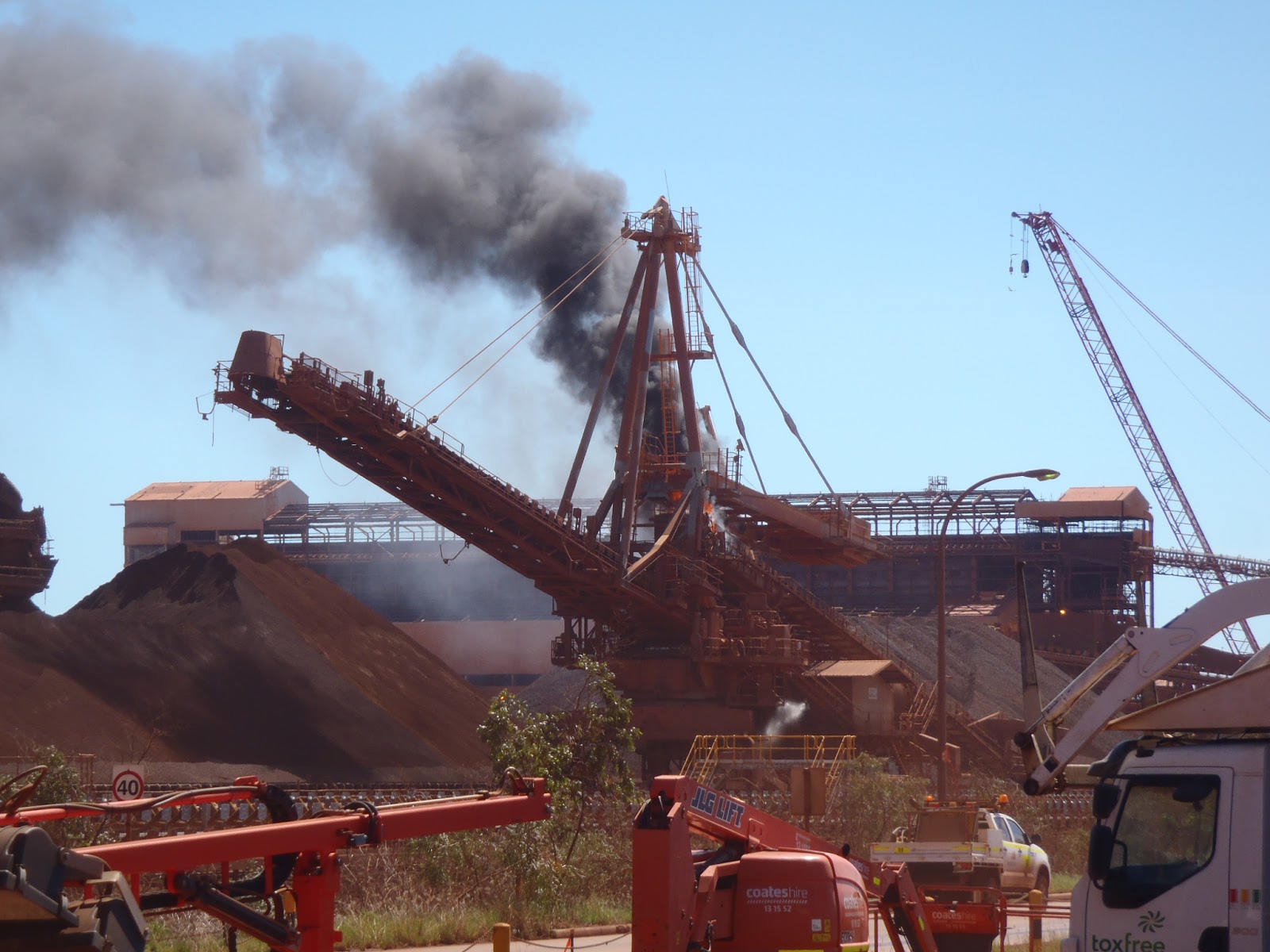 Mining Mayhem: Stacker Fire