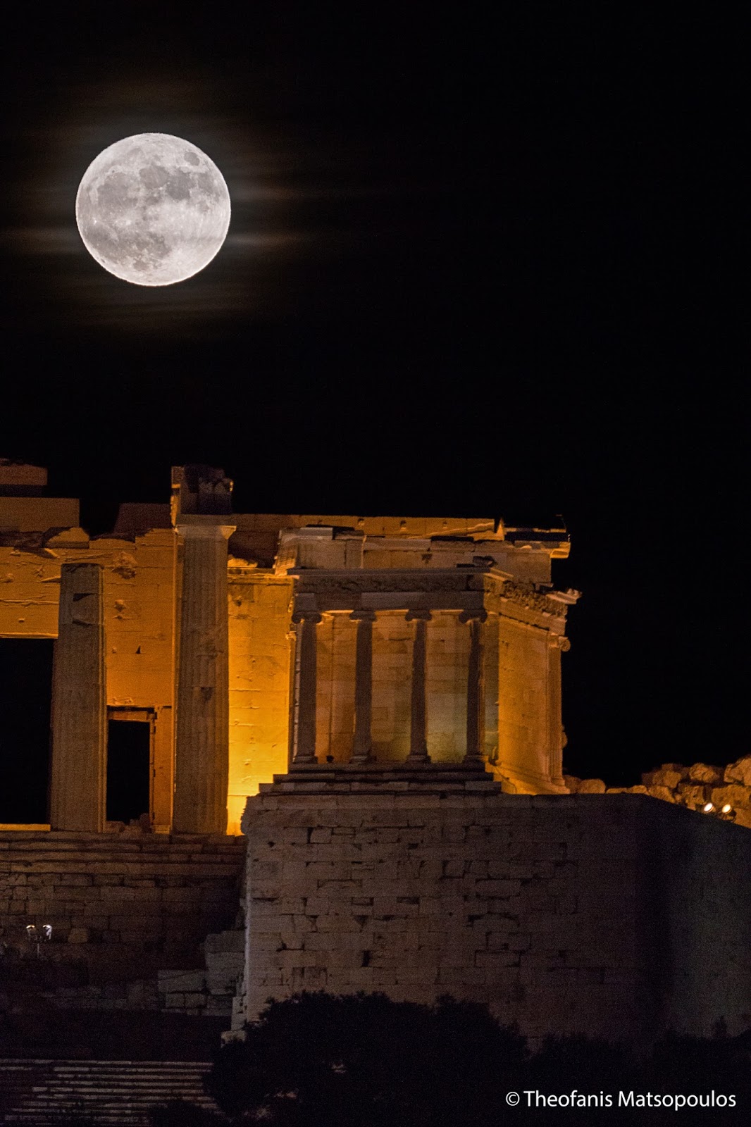 Theofanis N. Matsopoulos : Super Full Moon Over Acropolis 14/11/2016