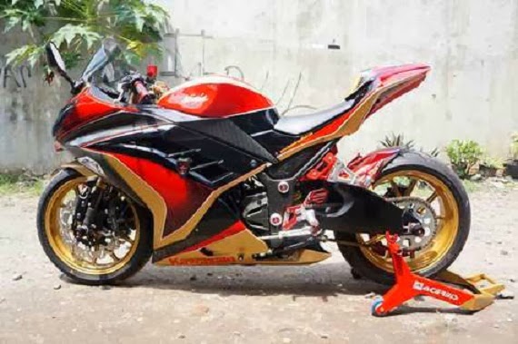 Modifikasi Kawasaki Ninja 250 Fi Model Iron Man ~ Mamah Muda Blogr