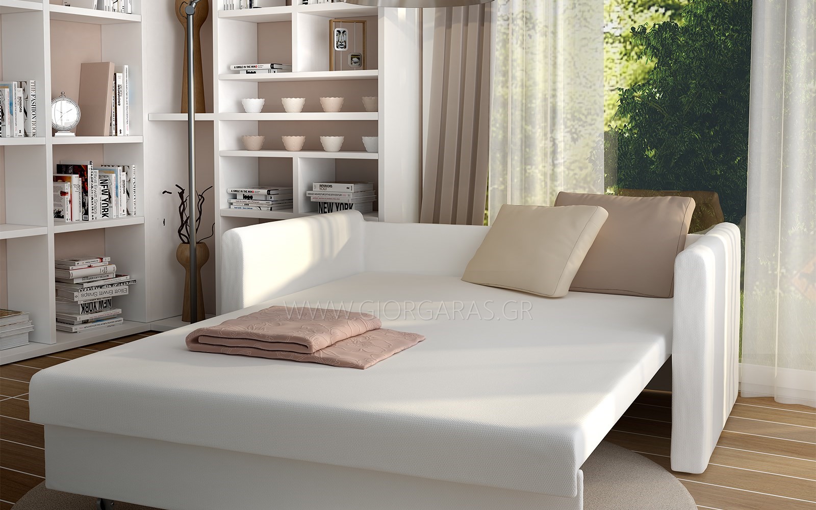 ΓΙΩΡΓΑΡΑΣ ΕΠΙΠΛΑ : Καναπές με κρεβάτι sofabed