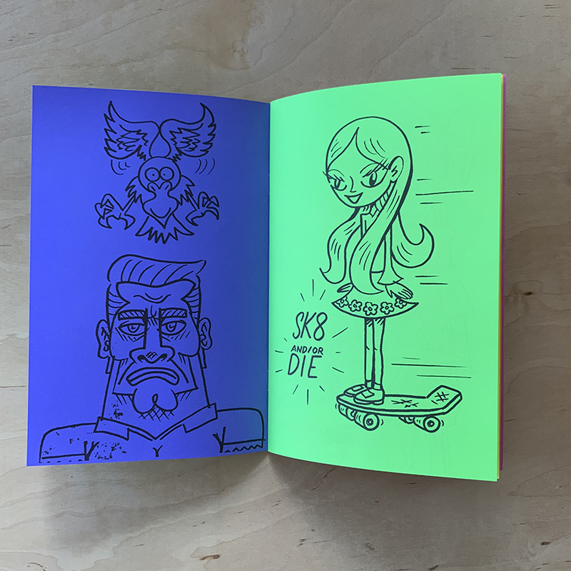 Bug Brains zine is here! 36 pages of fun! Printed on bright colored ...