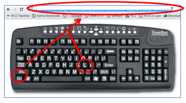 CodeInclude: Keyboard Shortcut to Address Bar in Web Browser