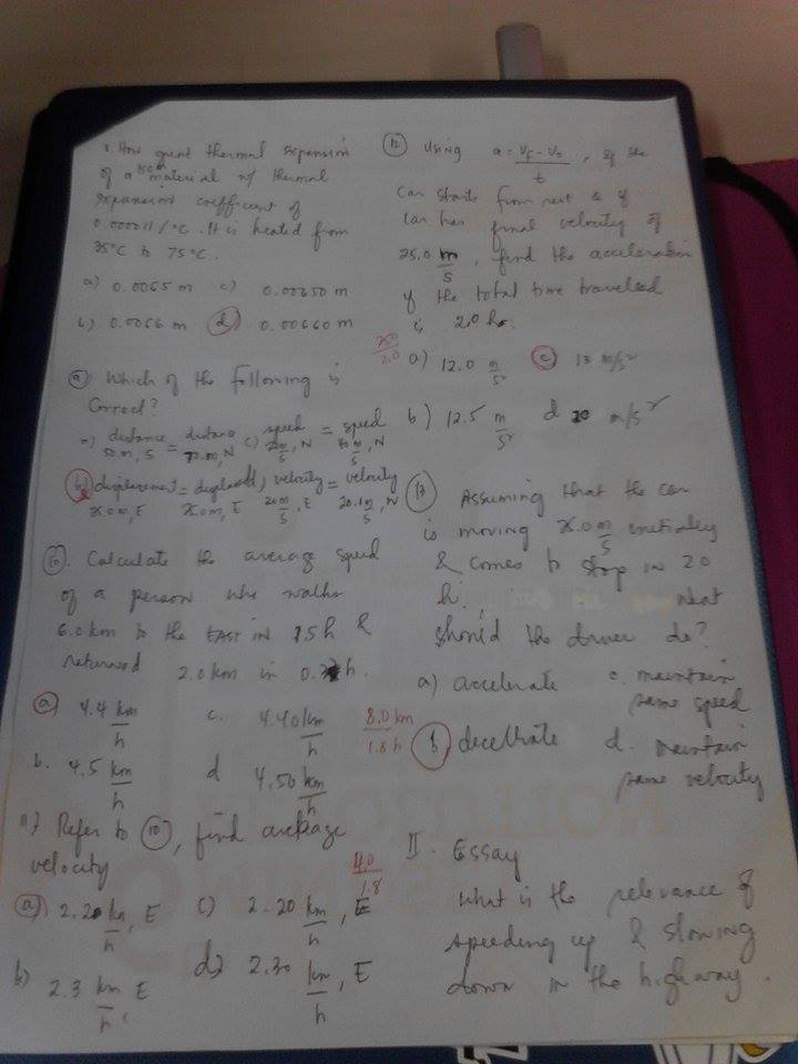 Science Rocks!: Grade 7 Physics Notes & Reminders