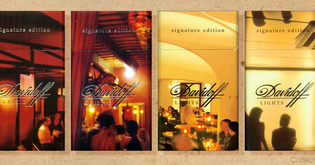 Davidoff Classic,Lights，2004年台灣販售的"Signature Edition"限量版菸盒
