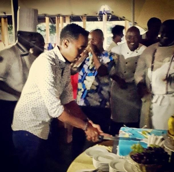 Photo of UHURU KENYATTA's son, MUHOHO, celebrating during his birthday ...
