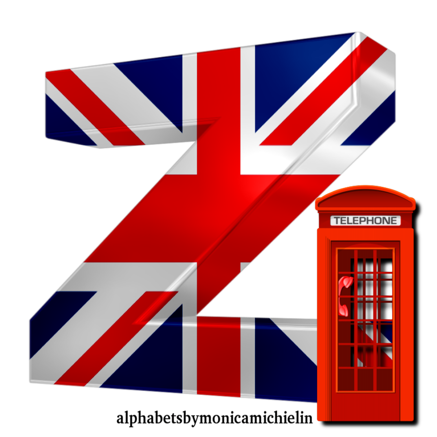 M. Michielin Alphabets: RED ENGLISH TELEPHONE ALPHABET - 1