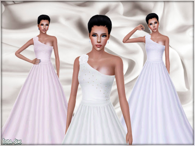 My Sims 3 Blog: Wedding Dress by Irida Sims