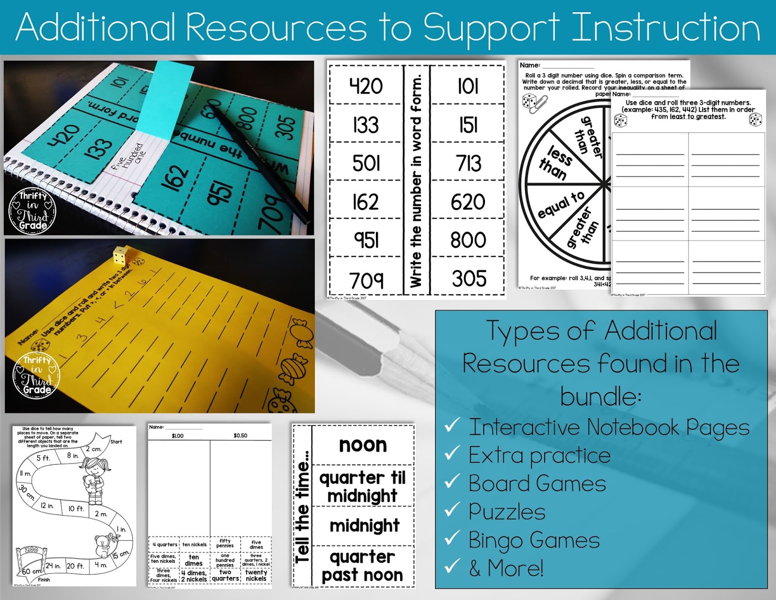 2nd Grade Guided Math - Thrifty in Third Grade