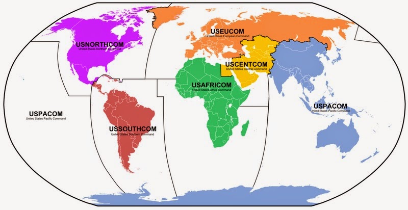 ANTHROPOLOGY OF ACCORD: Map on Monday: America's Unified Combatant Commands