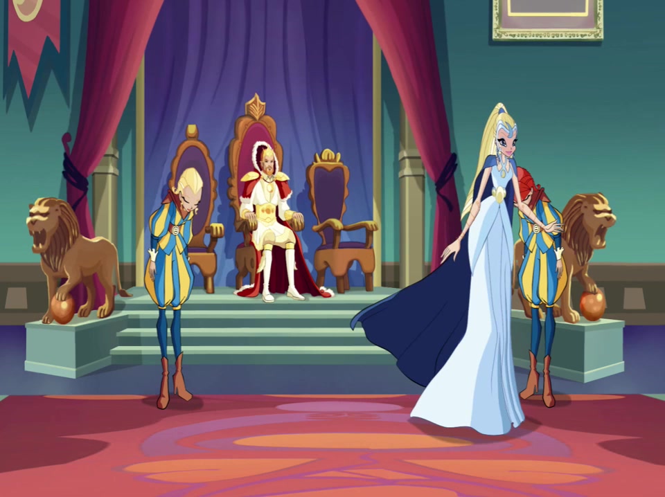 Imágenes de la visita de Stella al palacio de Solaria con sus padres ...