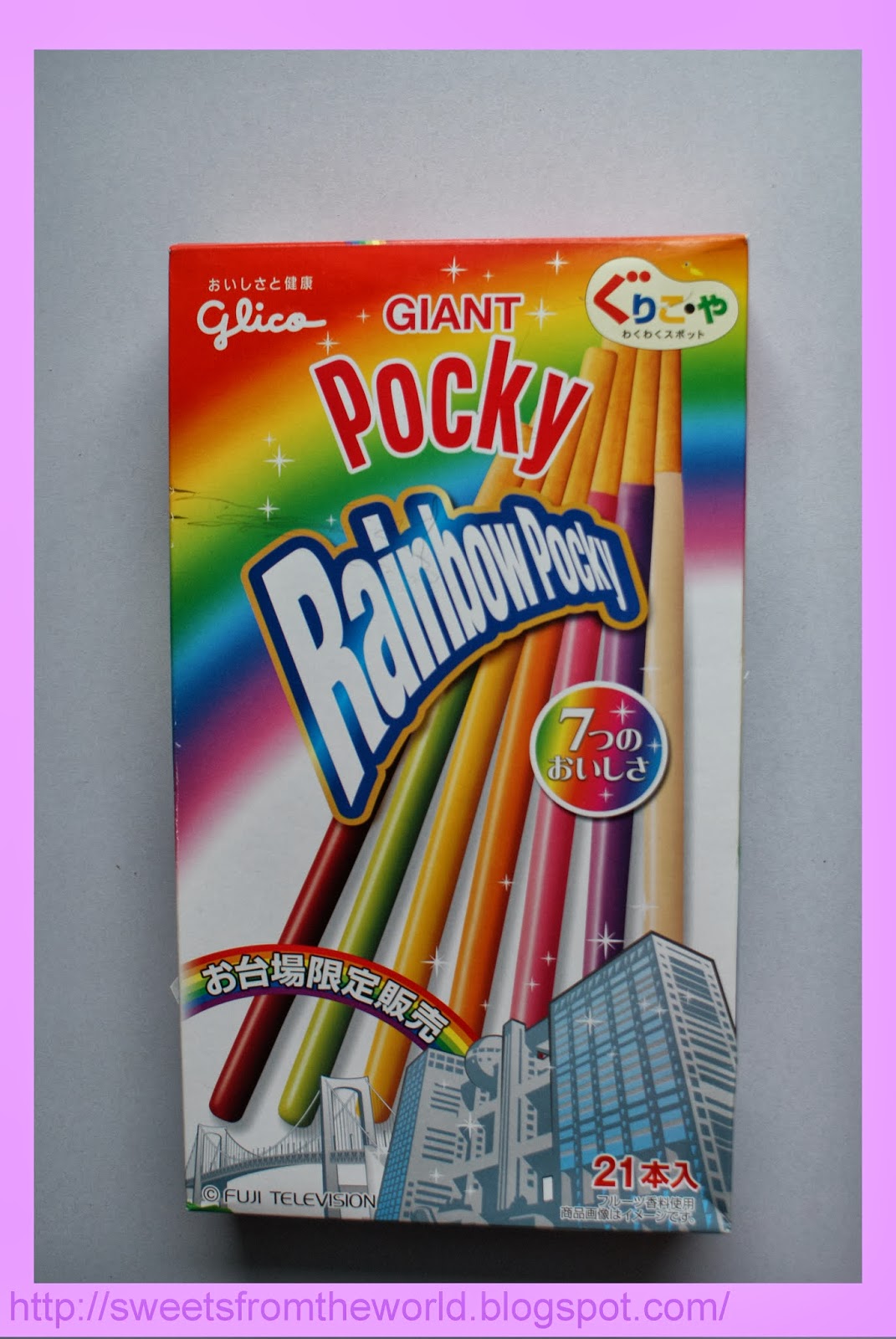 World of Sweets: GIANT POCKY RAINBOW